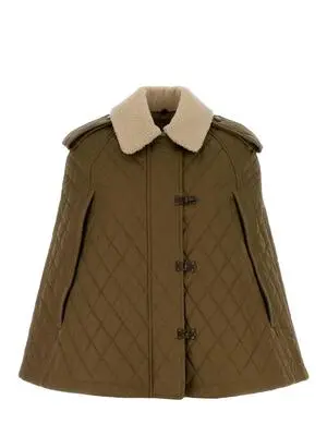 Burberry Cotton Cape - Green