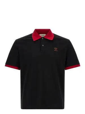 Versace Versace Men 'Medusa' Polo Shirt Black