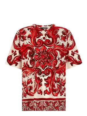 DOLCE & GABBANA Dolce & Gabbana Men 'Maiolica' T-Shirt