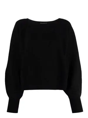 Alberta Ferretti V-neck Ruffled Sweater - Multicolor