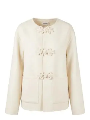 P.a.r.o.s.h Wool Coat - Multicolor