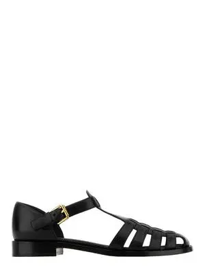 Church's Leather Kelsey Ballerinas - Black
