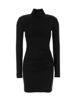 Dolce & Gabbana Stretch Viscose Blend Mini Dress - Black