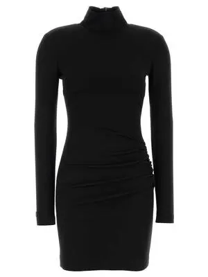 Dolce & Gabbana Stretch Viscose Blend Mini Dress - Black