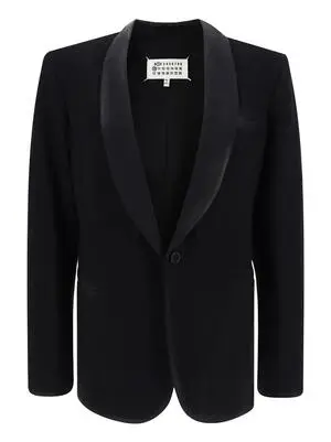 MAISON MARGIELA Wool Blazer - Black