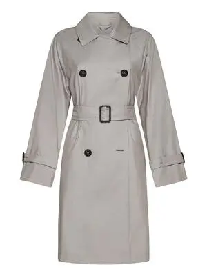 Max Mara Cotton Trench Coat - Cream