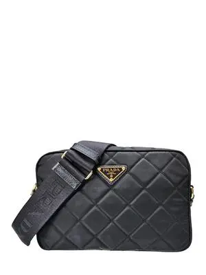 Prada Quilted Nylon Camera Bag - Black