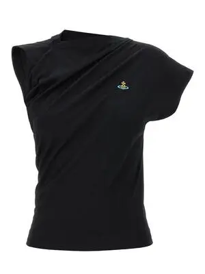 VIVIENNE WESTWOOD VIVIENNE WESTWOOD Hebo Cotton Top Black