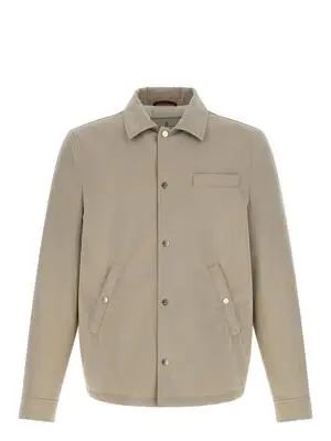 Brunello Cucinelli Thermore® Padded Nylon Windproof Jacket - Gray