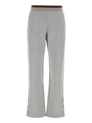 Gucci Cotton Blend Joggers - Gray