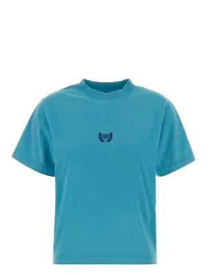 Balenciaga BALENCIAGA Cotton T-Shirt Blue