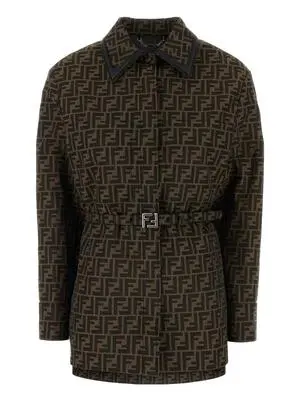 Fendi Embroidered Canvas Shirt - Multicolor
