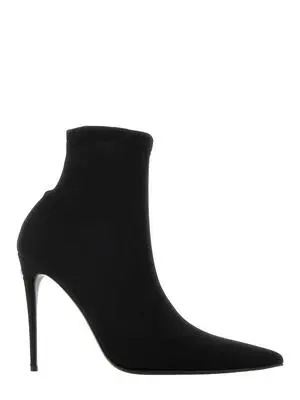 Dolce & Gabbana Fabric Ankle Boots - Black