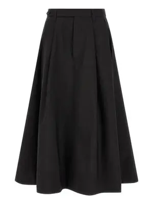 Brunello Cucinelli Midi Skirt - Black