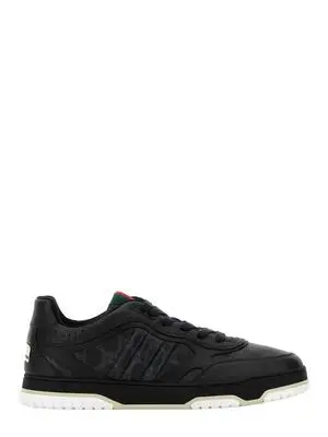 Gucci Printed Leather Sneakers - Multicolor
