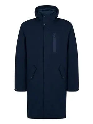 Herno Hooded Rain Coat - Blue