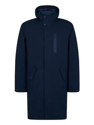 Herno Hooded Rain Coat - Blue