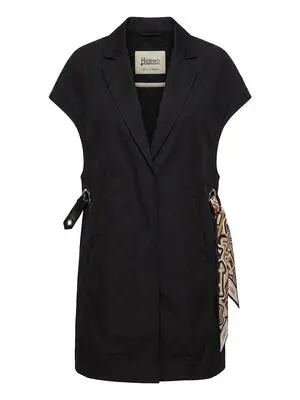 Herno Sleeveless Blazer Dress - Black