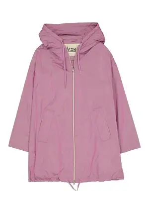 Herno Lightweight Parka Coat - Pink