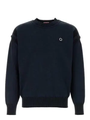 Kenzo Cotton Blend Sweater - Blue