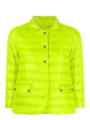 Herno Cropped Down Jacket - Green