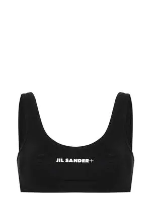 JIL SANDER Bikini Top - Black