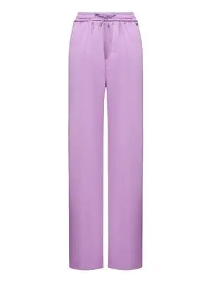 Herno High-waist Palazzo Pants - Purple