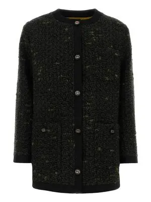 Gucci GUCCI Boucle Overcoat Multicolor