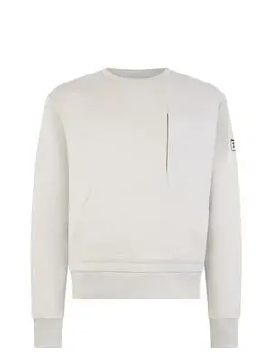 Herno Panelled-design Cotton Sweatshirt - Gray