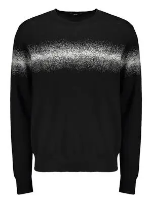Herno Cotton Blend Pullover - Black