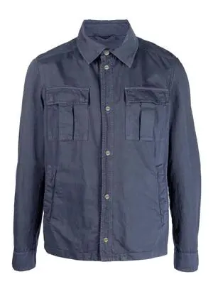 Herno Chest-pockets Shirt - Blue