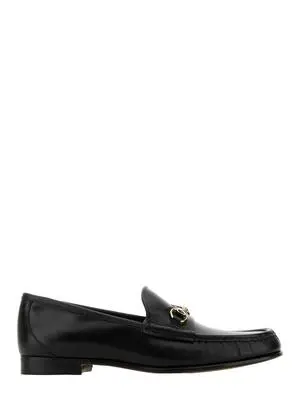 Gucci Leather Loafers - Black