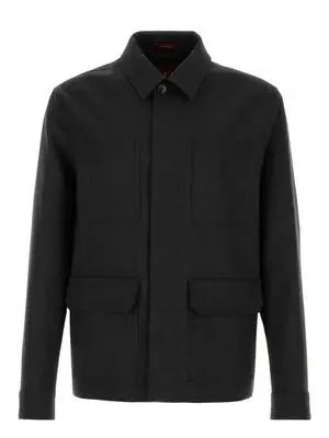 Gucci Charcoal Wool Jacket - Gray