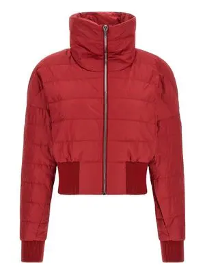 Rick Owens Moncler+ Cropped Down Jacket - Red