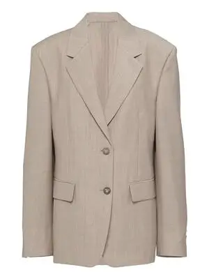 Prada Wool Blazer Jacket - Cream