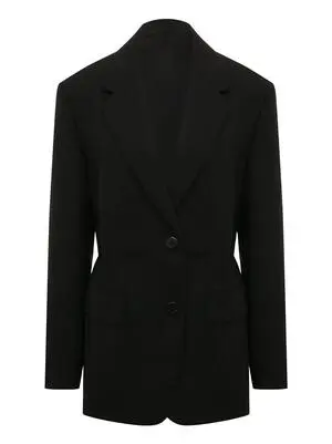 Prada Wool Blazer Jacket - Black