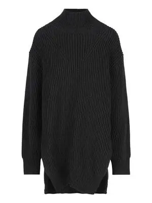 JIL SANDER Long Sweater - Black