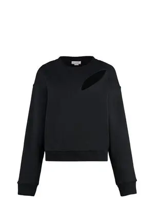 Alexander McQueen Cotton Sweatshirt - Black