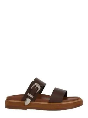 Celine Buckled Mule - Multicolor