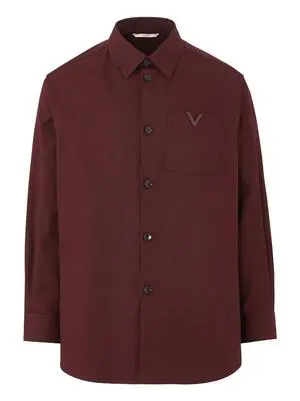 Valentino Garavani Cotton Shirt Jacket - Red