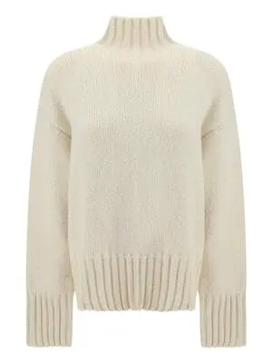 JIL SANDER Wool And Silk Sweater - White