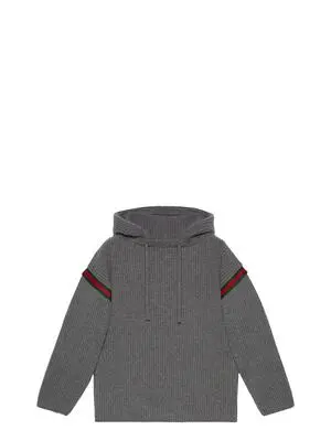 Gucci Wool Zipped Sweatshirt - Gray