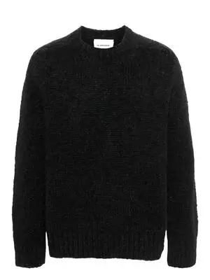 JIL SANDER Alpaca Sweater - Black