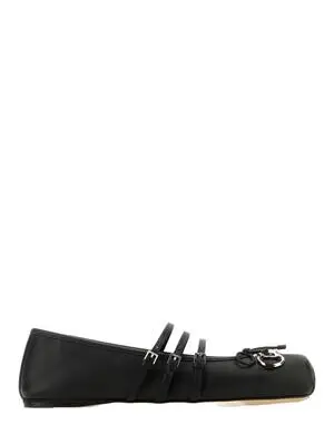Gucci Leather Ballerinas - Black