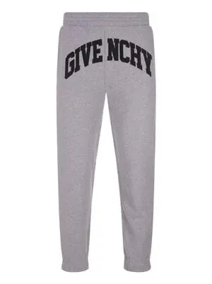 Givenchy Cotton Logo Sweatpants - Gray