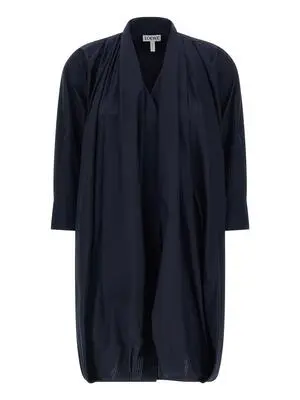 Loewe Draped Mini Dress - Blue