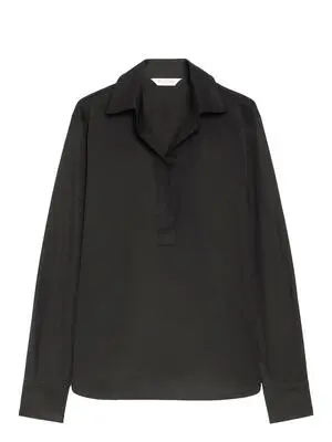 Max Mara Scire Cotton Shirt - Black