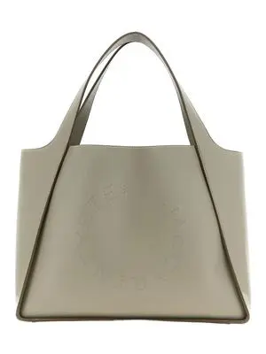 Stella McCartney The Logo Bag Shopping Bag - Cream