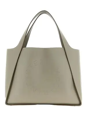 Stella McCartney The Logo Bag Shopping Bag - Cream