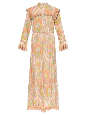Gucci Fiorito Floral Dress - Pink